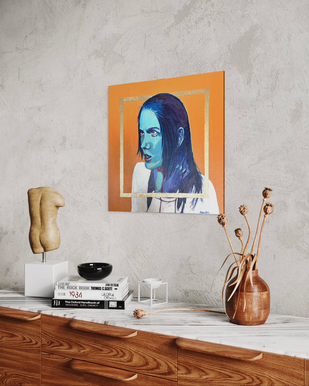 Bitter Tears, Original Painting – Alyssa McDermott Fine Art