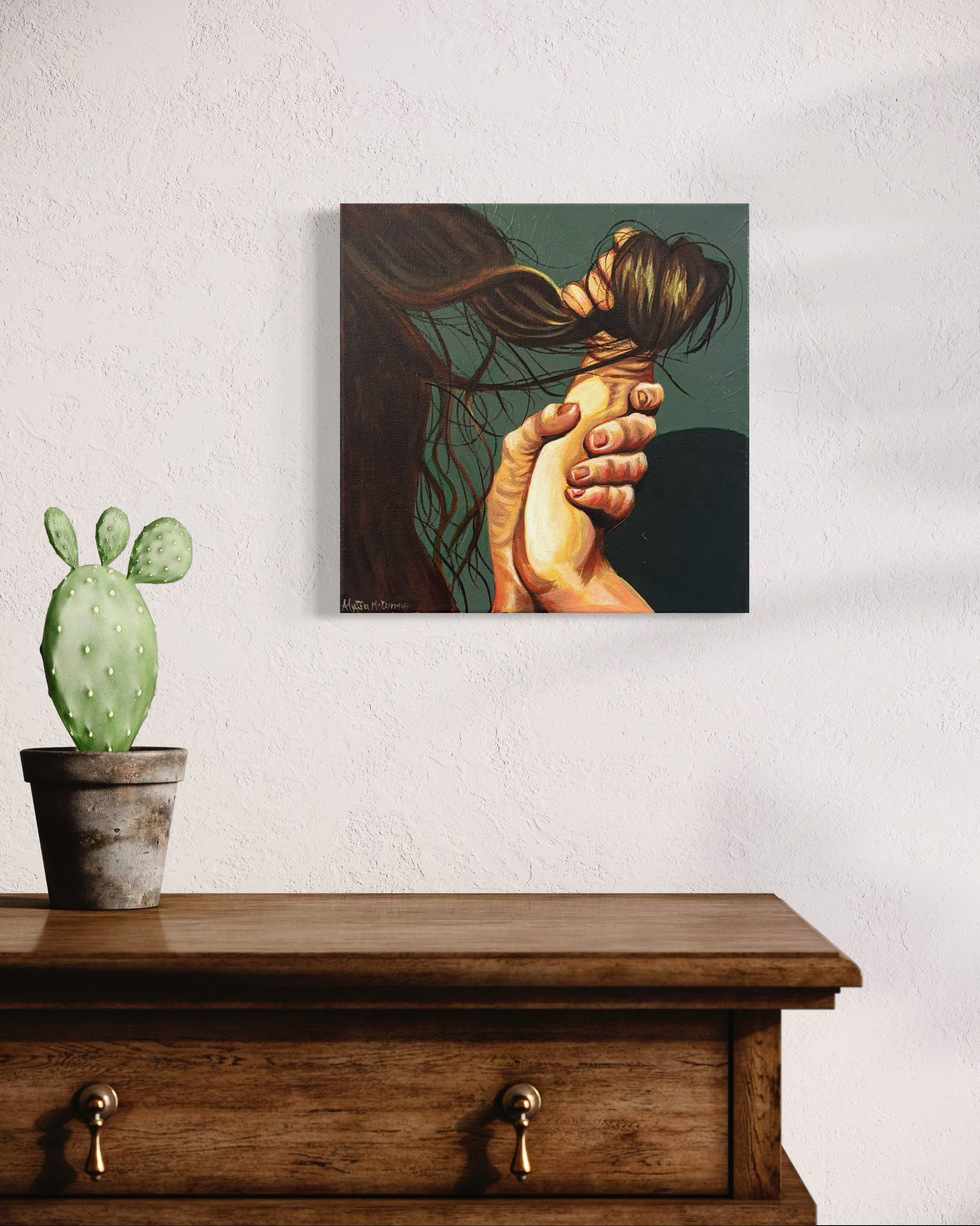 Gotcha, Original Painting – Alyssa McDermott Fine Art